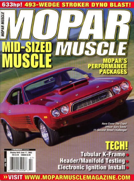 Mopar Muscle Tubular K-Frame by Magnum Force